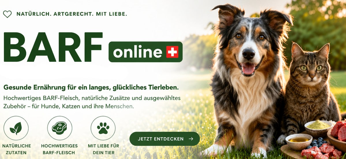 BARF, Tierbedarf, Tierfutter qualitativ Kaufen bei barfonline.ch