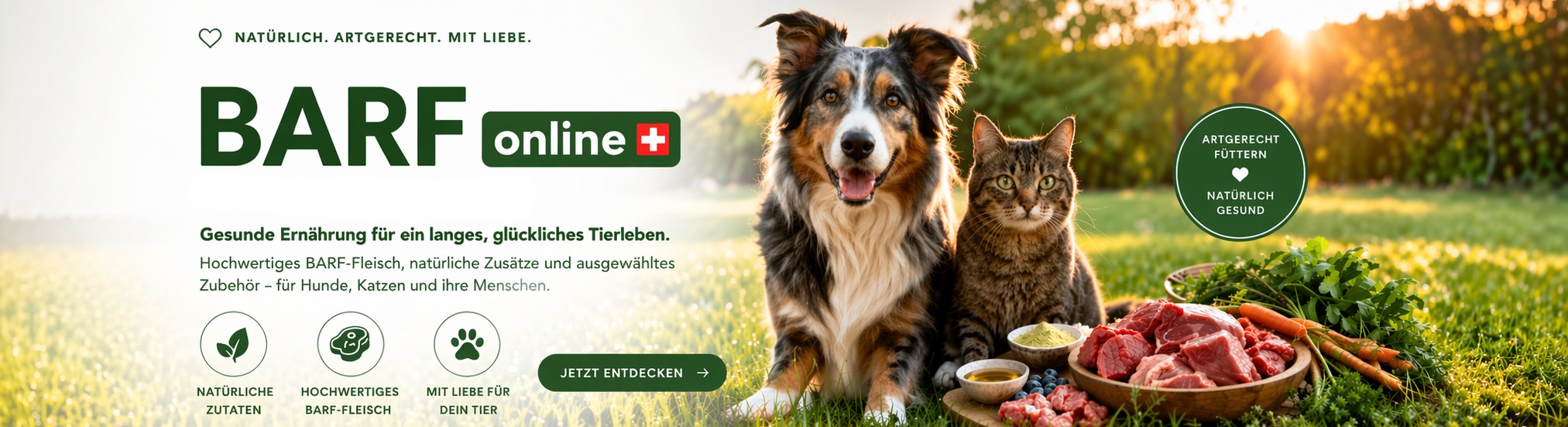 BARF, Tierbedarf, Tierfutter qualitativ Kaufen bei barfonline.ch